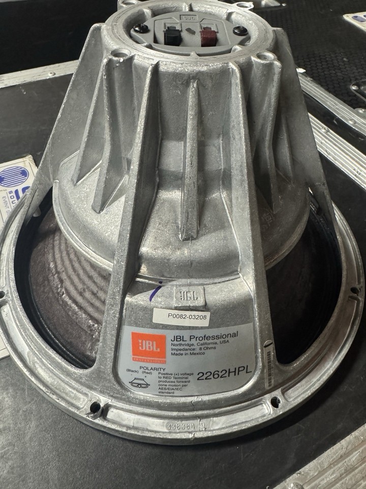 JBL 2262H, 2262HPL 12" Woofer 338312-004X GENUINE JBL - Parts ONLY | eBay