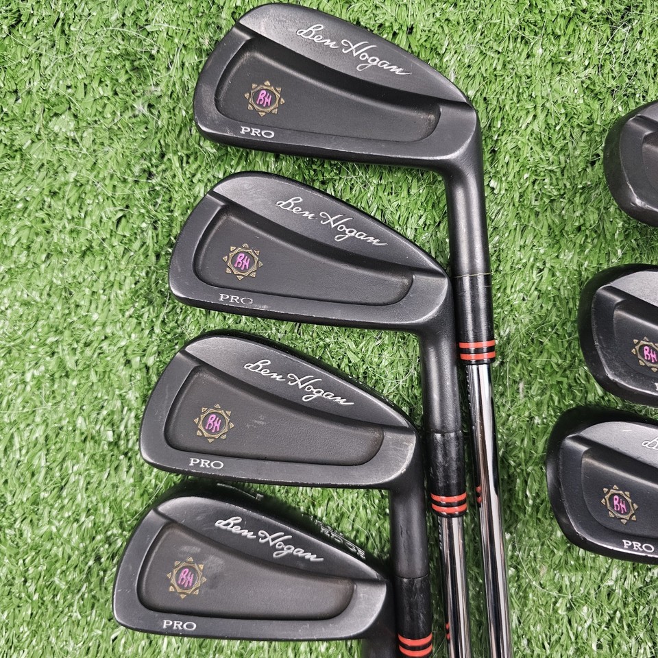 Ben Hogan Custom Black Apex Edge Pro Forged Iron Set 4-PW (E) Stiff ...