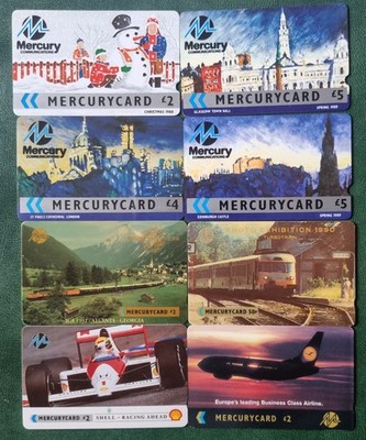 Phonecards x 8 cards Mercury | eBay UK