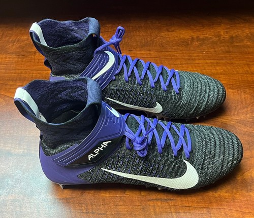 Nike Alpha Menace Elite 2 Flyknit Football Cleats Baltimore Ravens ...