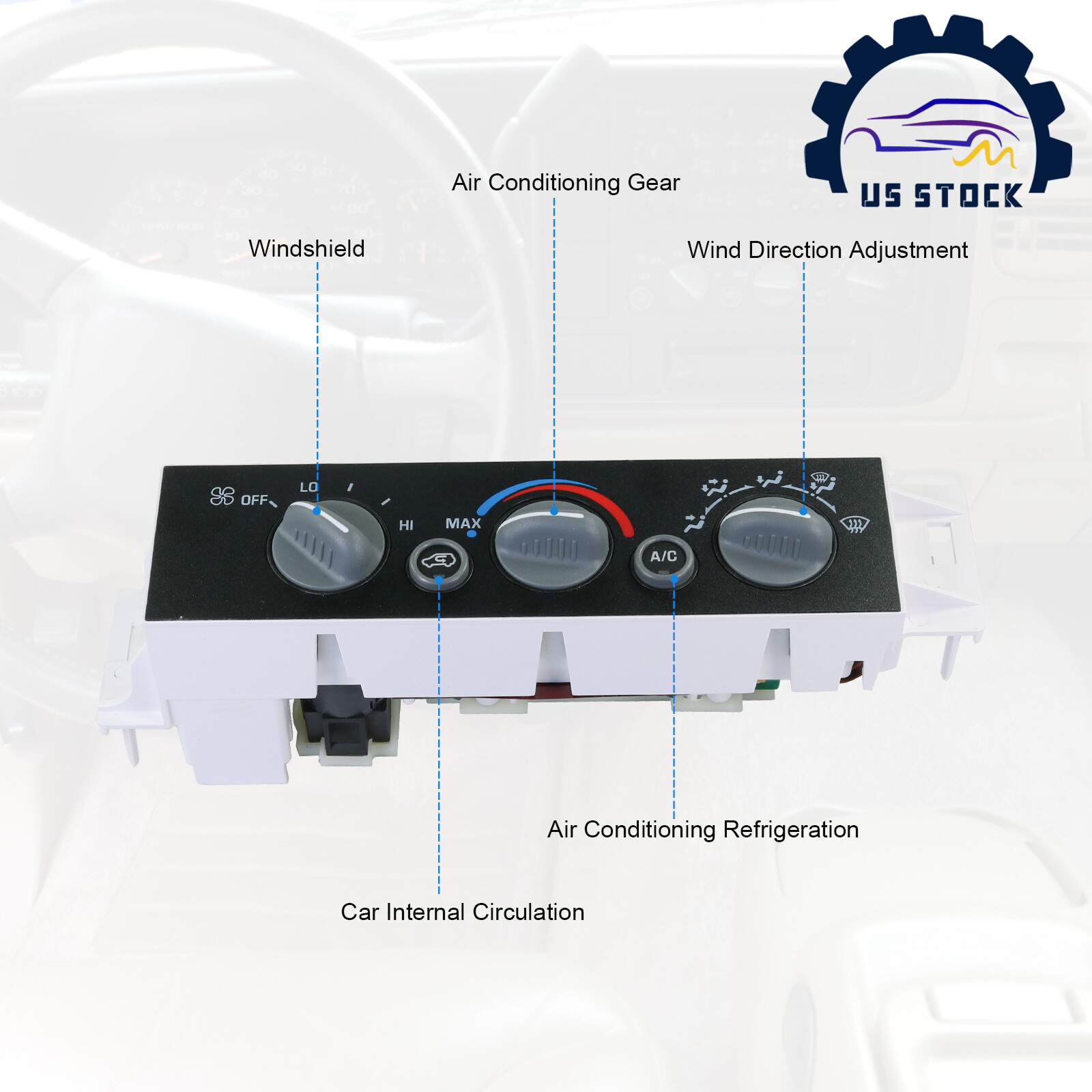 AC Heater Control Panel Switch 9378815 For 1996-00 Chevy GMC C K 1500 ...