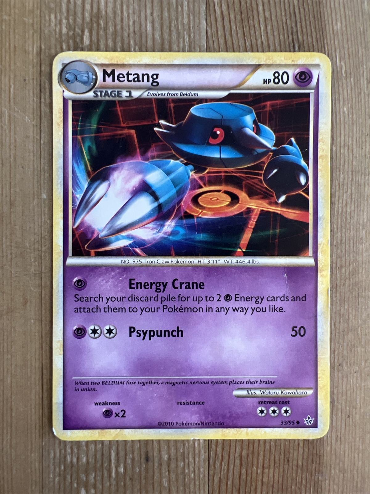 Pokémon TCG Metang Unleashed 33/95 Regular Uncommon for sale online | eBay