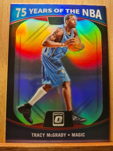 Tracy McGrady #42 2021-22 Optic Donruss 75 Years of NBA PRIZM Magic ...