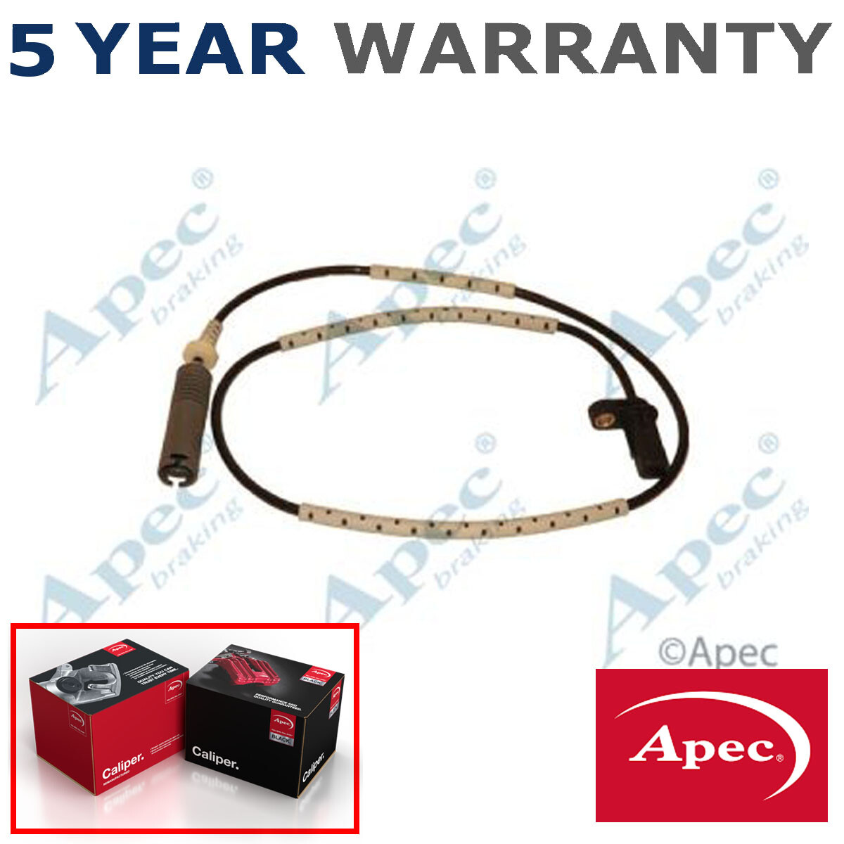 Apec Rear ABS Wheel Speed Sensor Fits BMW 3 Series 1 2.0 D 2.5 3.0 ...
