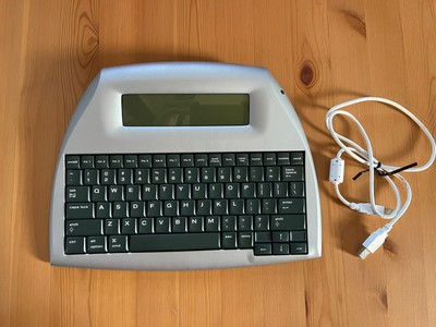 NEO BY ALPHASMART WORD PROCESSOR TYPEWRITER . Painted Silver/green ...