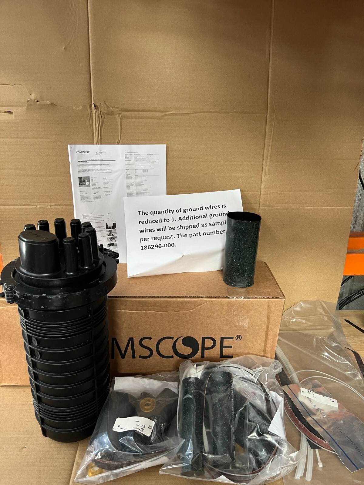 TYCO Commscope FOSC-400 A8 12-1-BGV-A Fiber Optic Splice Closure NOS ...