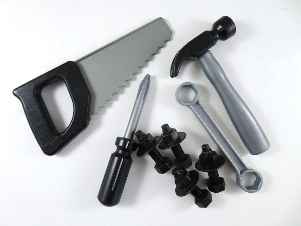 Toy Plastic Tools Mixed Lot Of 12 Pieces Black & Decker Home Depot | eBay