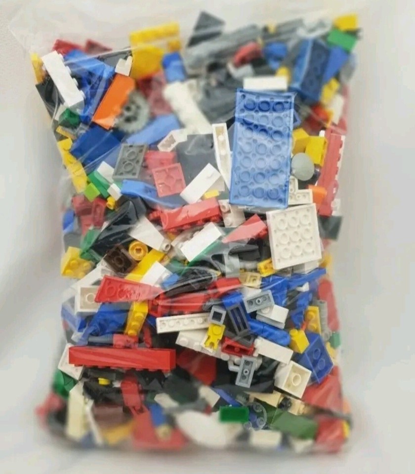 Genuine Lego Bundle 1kg-1000 pieces Mixed Bricks ! Pieces + 2 ...