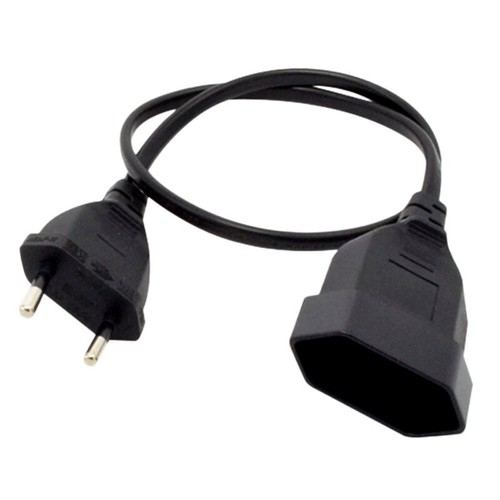 20X(Cable de ExtensióN Europeo de 2 Clavijas Macho una Hembra, Cable de ...