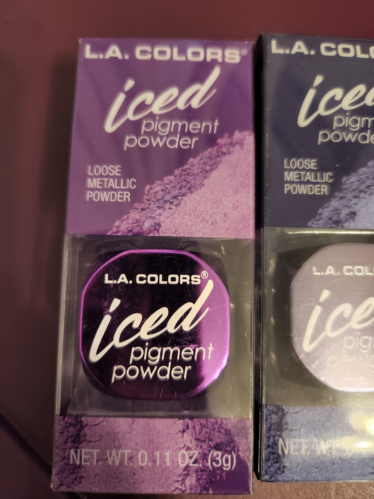 Lot Of 4 LA Colors Iced Pigment Powder Eyeshadow Brand New Sealed | eBay