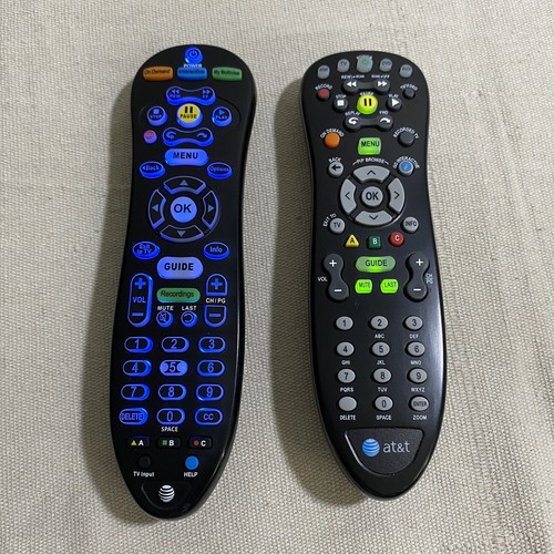 AT&T U-verse S30-S1A and S10-S4 Remote Controls ATT ( tested ) 2 Pack ...