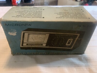 Micronta Field Strength and SWR Tester Model 21-525B Radio Shack | eBay