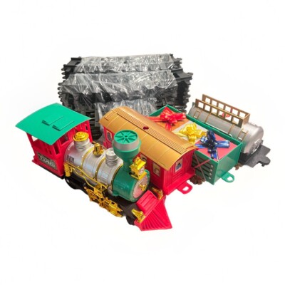 Rudolph the Red Nosed Reindeer Christmas Tree Town Express Train Set ...