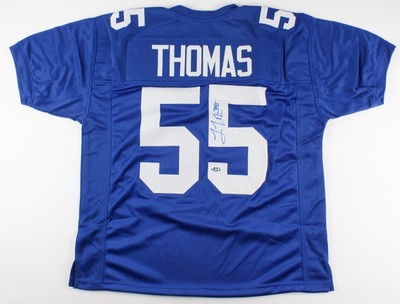 J. T. Thomas Signed New York Giants Jersey (First Class COA) Starting ...