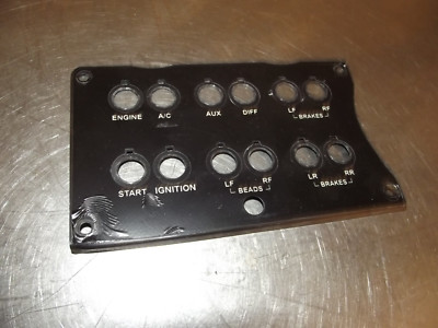 NASCAR Racing Ignition Switch Panel Custom IMCA | Aftermarket Branded ...