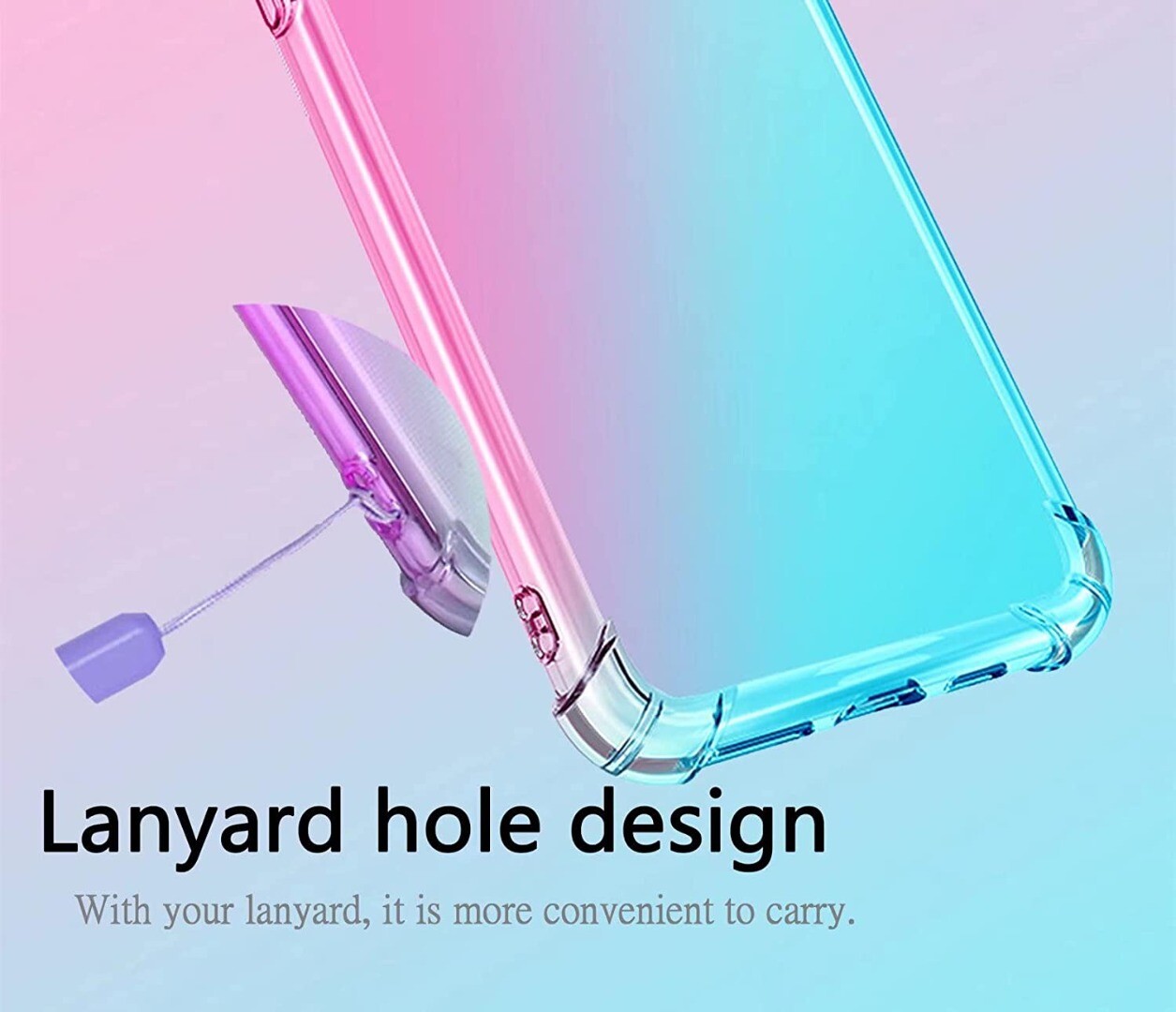 For Nokia G42 5G Case, Slim Clear Silicone Shockproof Gel Gradient ...