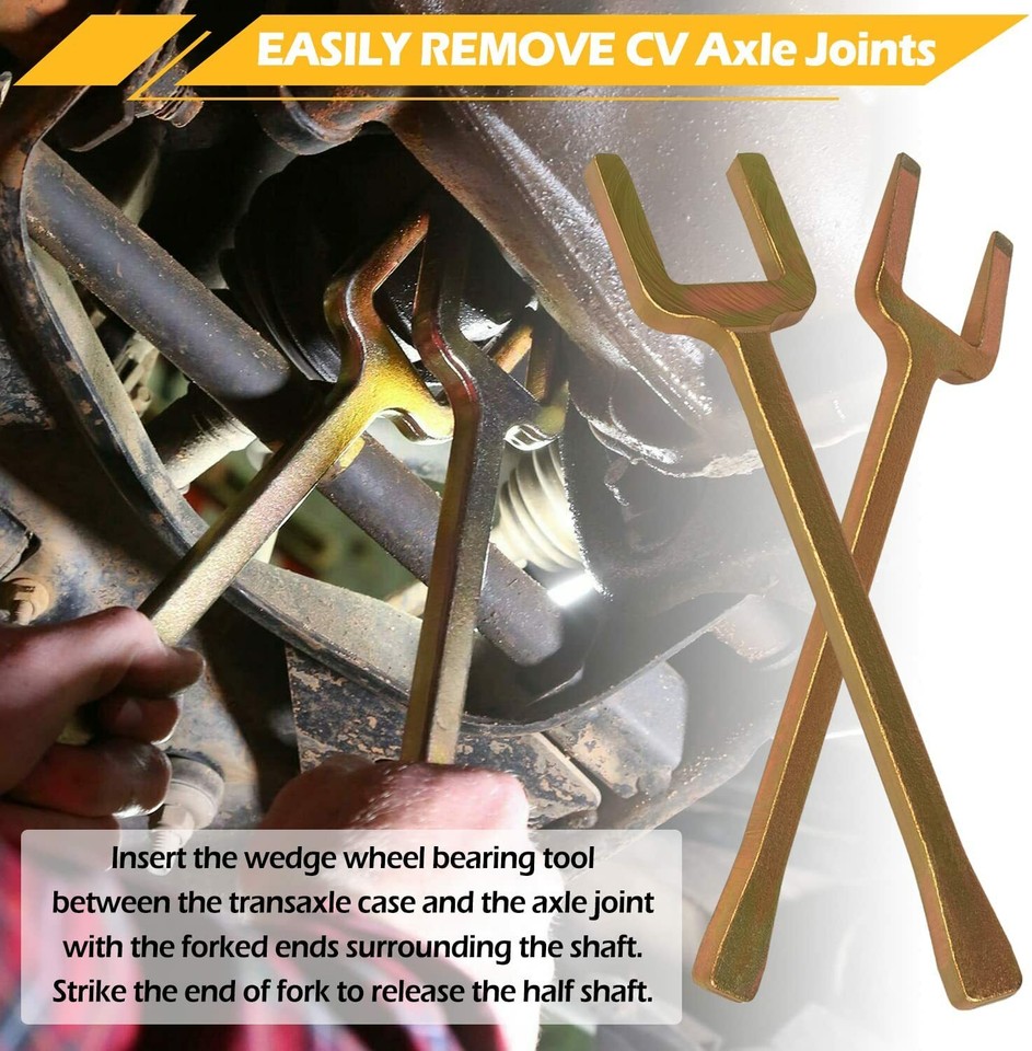 12020 Axle Popper Fork & Shim Kit FWD Half Shaft Inner CV Joint Removal ...