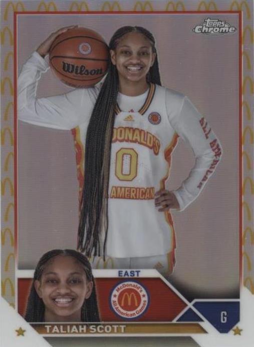 2023 Topps Chrome McDonald's All American - Taliah Scott #83 Mcdonald's ...
