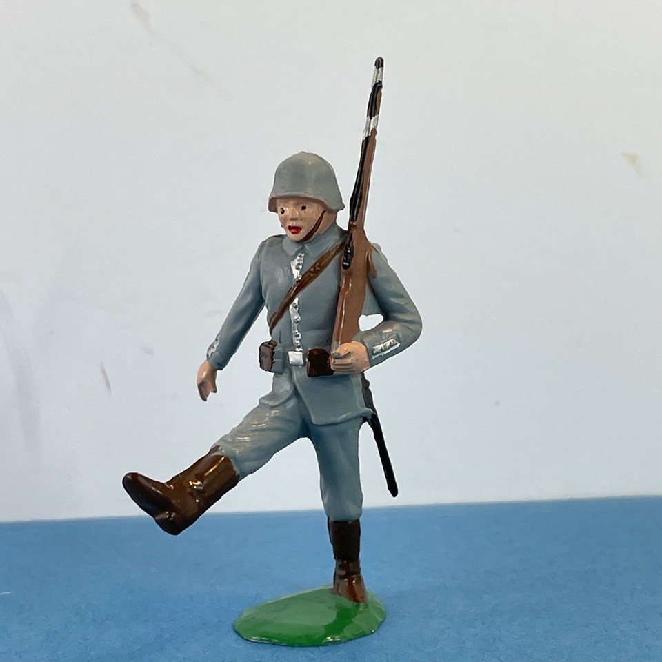 MARX WARRIORS OF THE WORLD PLASTIC painted TOY SOLDIER WWII German ...