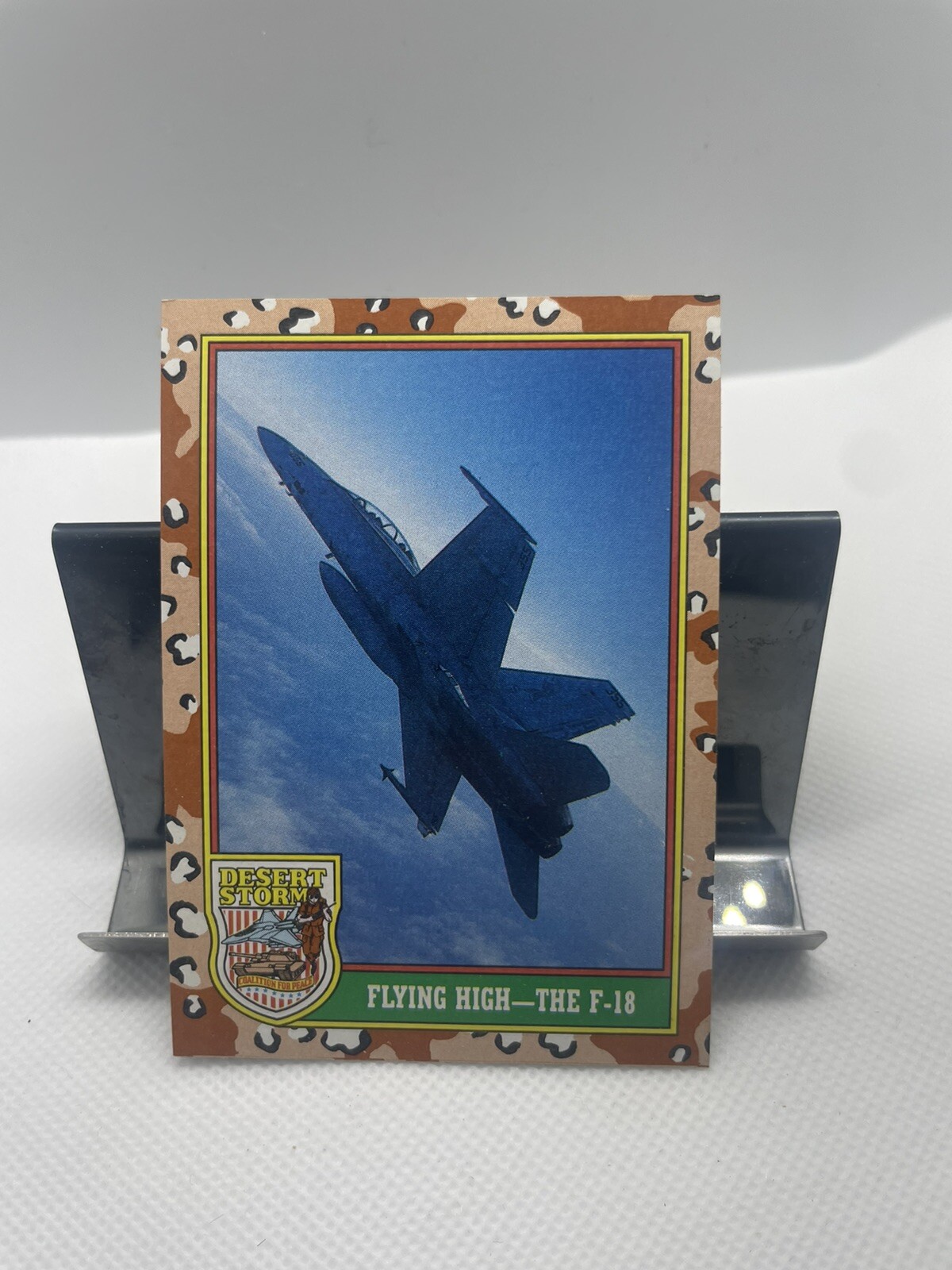 1991 Flying High - The F-18 27 Desert Storm Topps Trading Card Game TCG ...