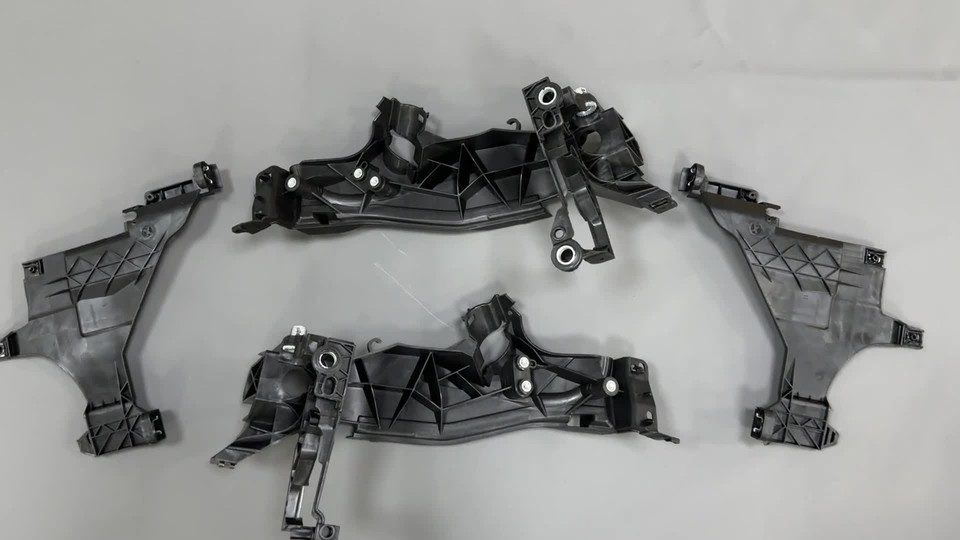 4PCS Front Headlight Mount Support Plate Bracket Set for Audi A4 S4 13 ...