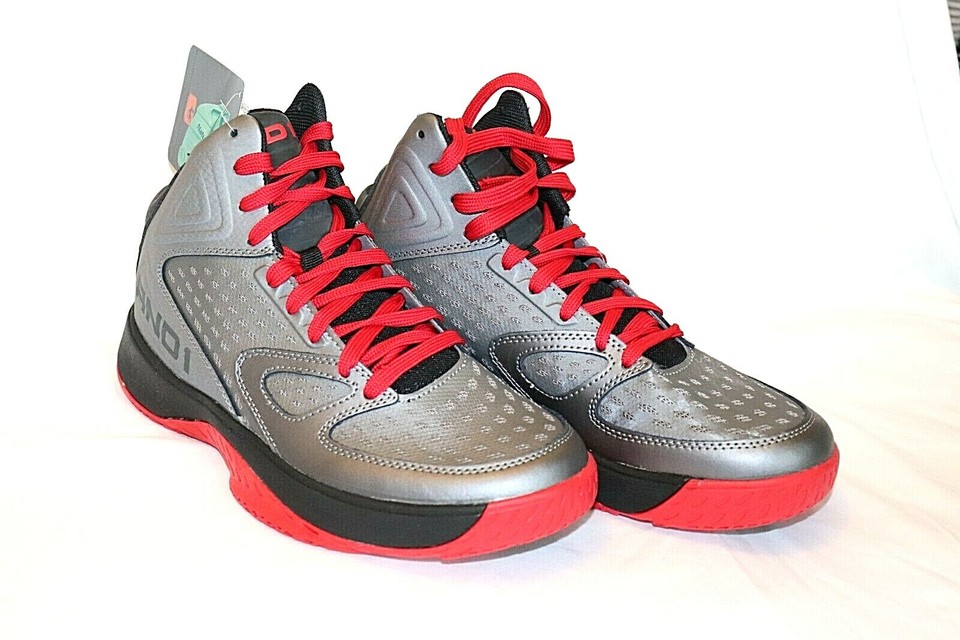 NEW AND1 Men's Athletic Shoe "AND1-Stats" Grey/Red/Black **Choose Your ...