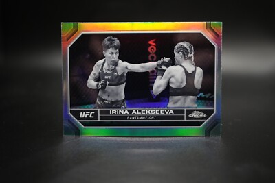 2024 Topps Chrome UFC #79 Irina Alekseeva #79 Negative Refractor | eBay