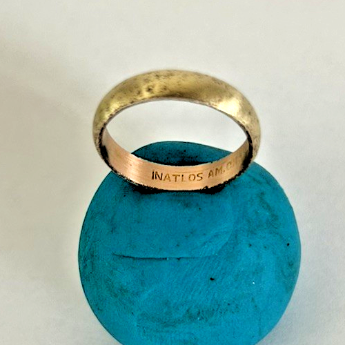 Vintage Ring Ehering Nahtlos AM Charnier | eBay.de