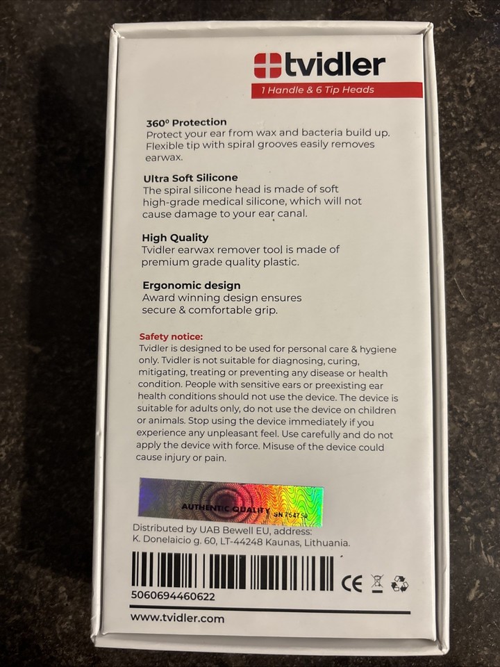 Tvidler Ear Wax Remover Kit NEW HANDLE/6-TIPS+CASE P3 | eBay