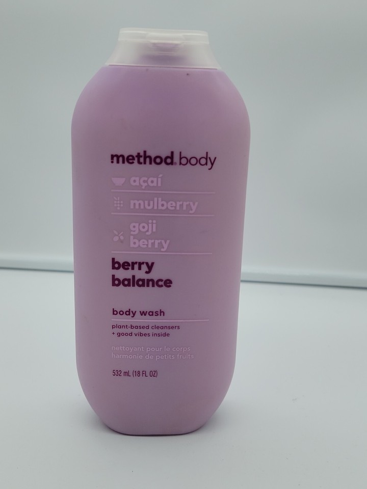 Method Body Wash Berry Balance 18oz Plant Based | eBay