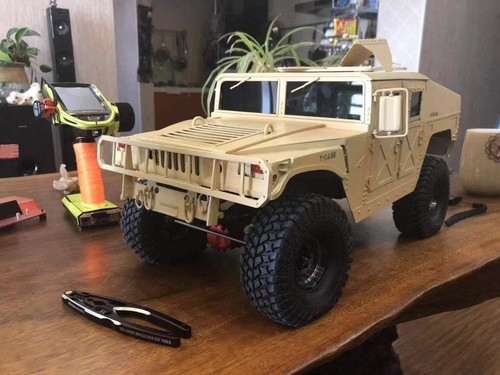 All Metal 1/10 RC Hummer Military Vehicles Body Shellaxial Axial Scx10 ...