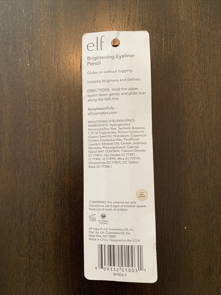 e.l.f. ELF Eye Liner Liquid Ink Kohl Shimmer Intense Pencil Sharpener ...