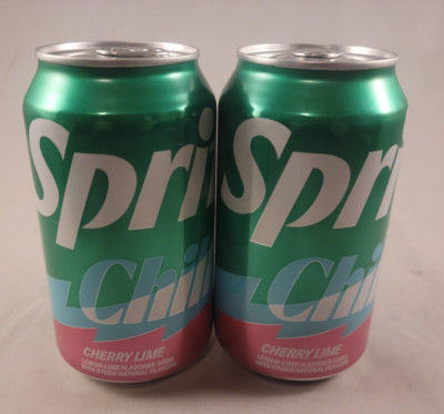 Sprite Chill Cherry Lime Soda - 2 Full 12 oz. Cans | eBay