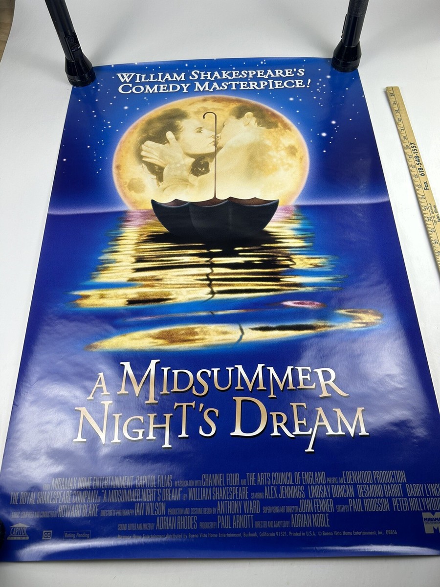 William Shakespeare A Midsummer Night S Dream Movie Poster S