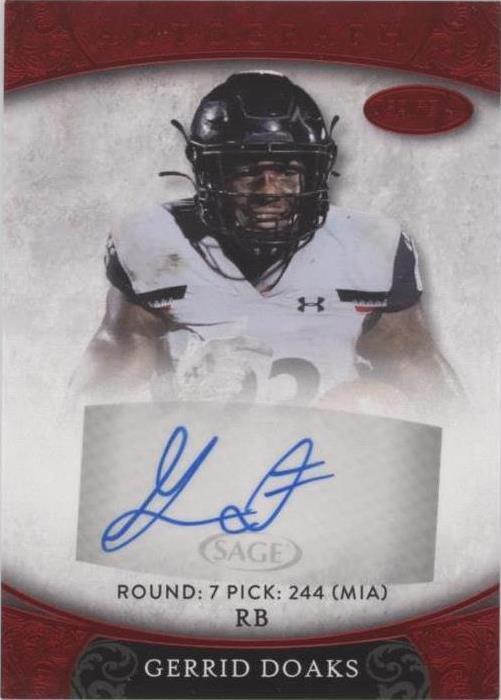 2021 Sage Aspire - Gerrid Doaks #ASP-28 Red (AU, RC) for sale online | eBay