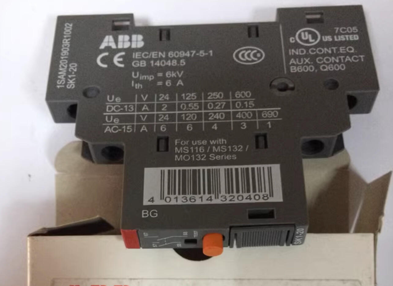 ABB Motor Protection Circuit Breakers Auxiliary contact SK1-20 | eBay