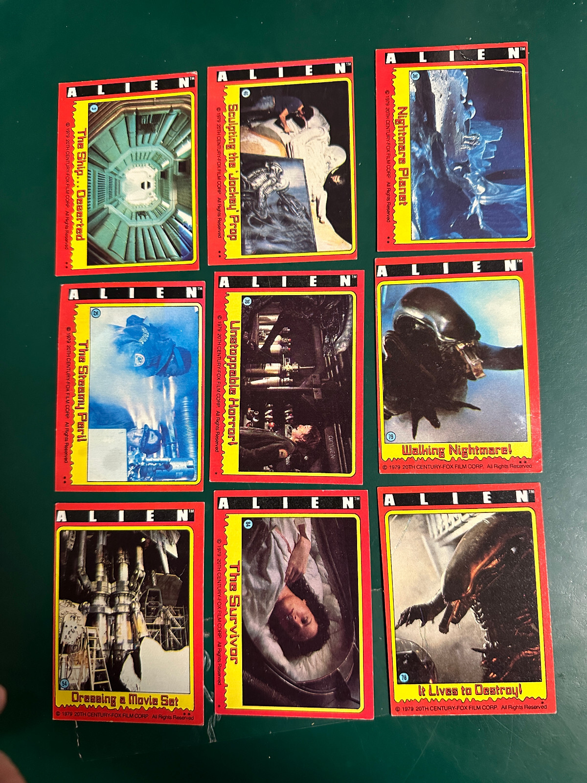 Alien Trading Cards Lot | eBay