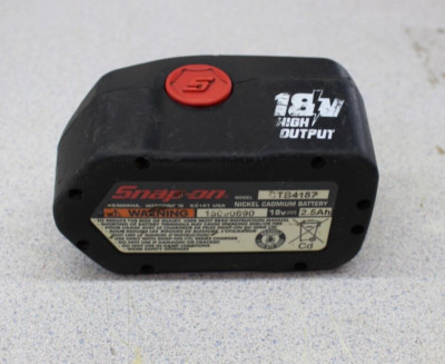 GENUINE Snap-On 18V Volt Nickel Cadmium NiCd Battery FOR PARTS OR ...