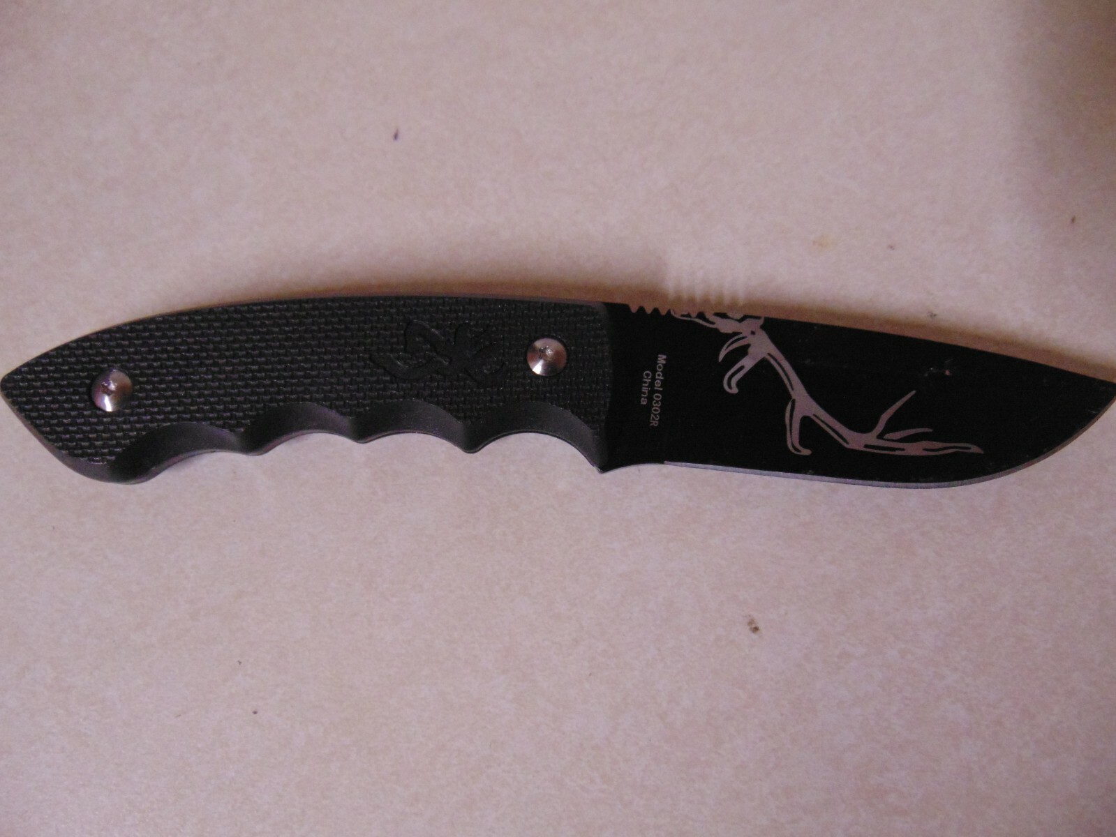 KNIFE NONFOLDING BY BROWNING RMEF MODEL 0302R | eBay