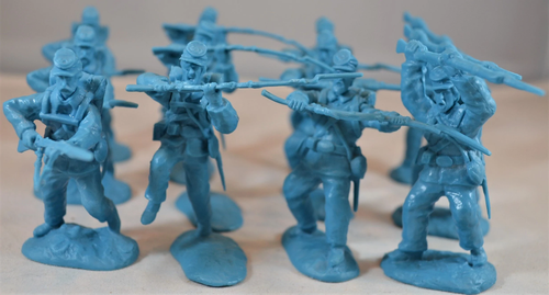 Paragon Civil War Union Charging Infantry Set 1 Blue | eBay