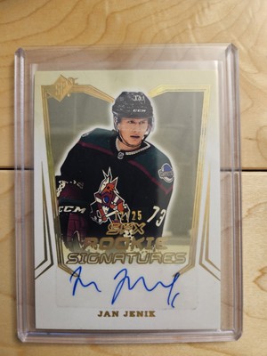 Jan Jenik 2021-22 spx Rookie Signatures 12/25 SPXR-JJ | eBay