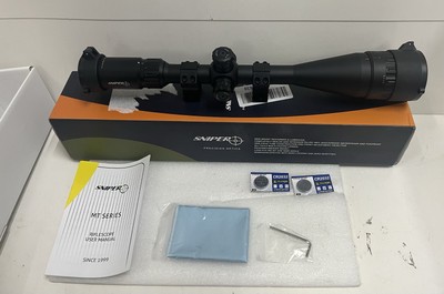 SNIPER MT 6-24x50 Rifle Scope with Red/Green/Blue Illuminated Reticle ...