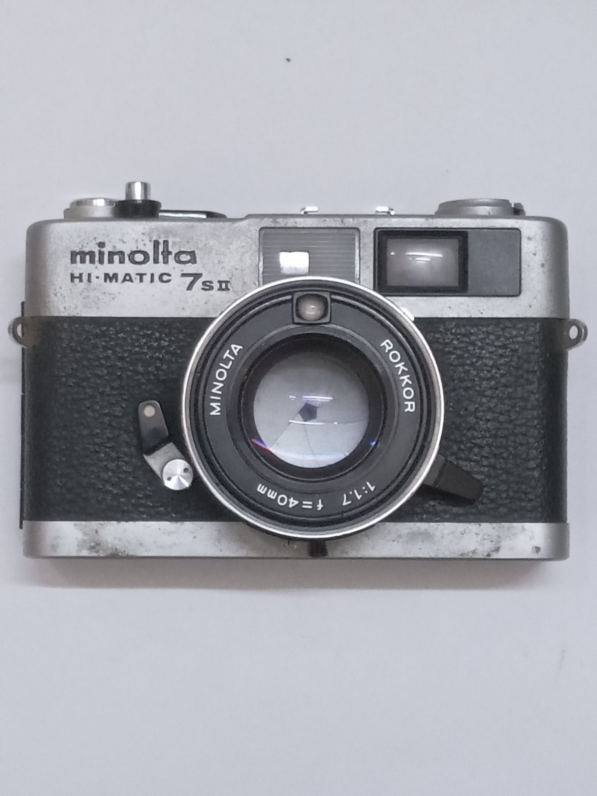Minolta Hi-Matic 7 S II rangefinder camera AS-IS non-working