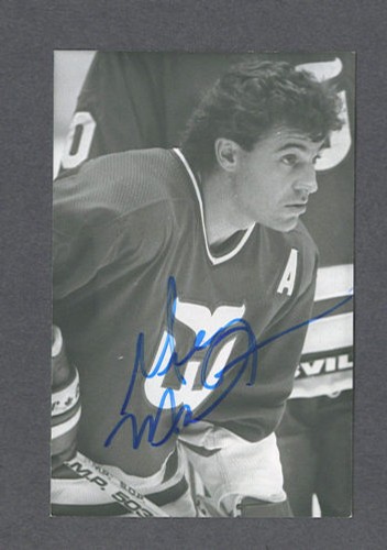Greg Malone signed Hartford Whalers hockey postcard | eBay