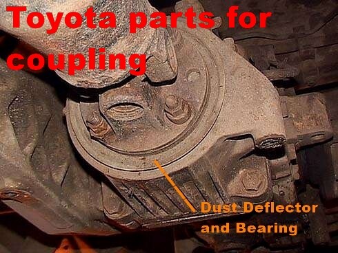Toyota Rav4 Rear Bearing & Deflector & Seal & Coupling 4130342020 ...
