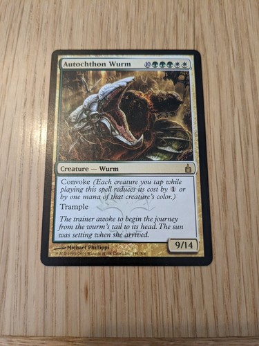 Autochthon Worm Magic MTG Ravnica NM | eBay