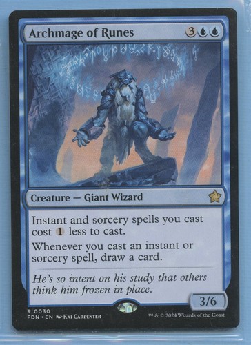 MTG: Foundations: Archmage of Runes | eBay