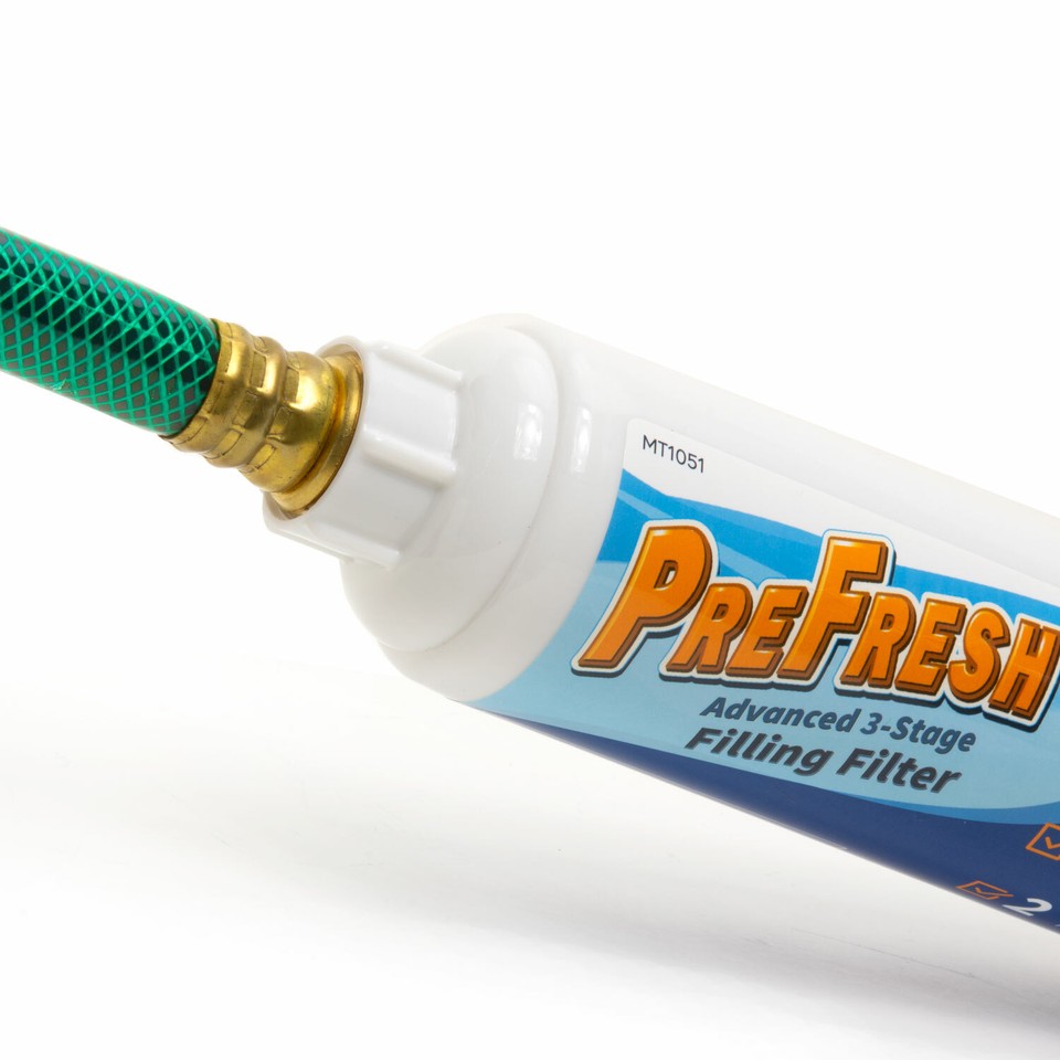 Pre-Fresh Garden Hose-End Filter - Pure Water for Hot Tub Spa Pool Car ...