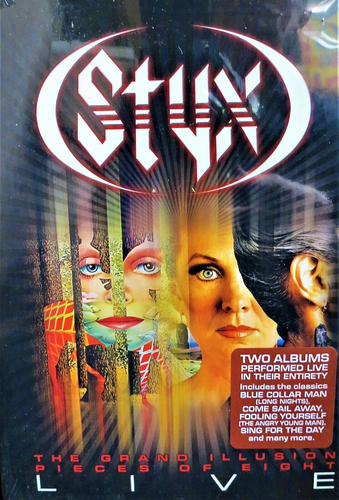 Styx: The Grand Illusion/Pieces of Eight - Live (DVD, 2012) for sale ...