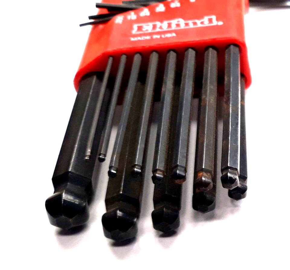 Eklind 13113 Stubby-Ball-Hex-L Key Allen Wrench 13pc set SAE Inch Sizes ...